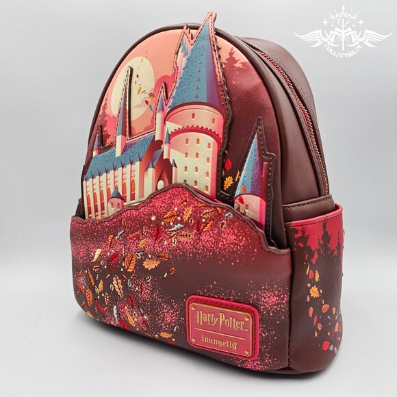 Loungefly | Bags | Loungefly Harry Potter Hogwarts Fall Leaves Mini ...